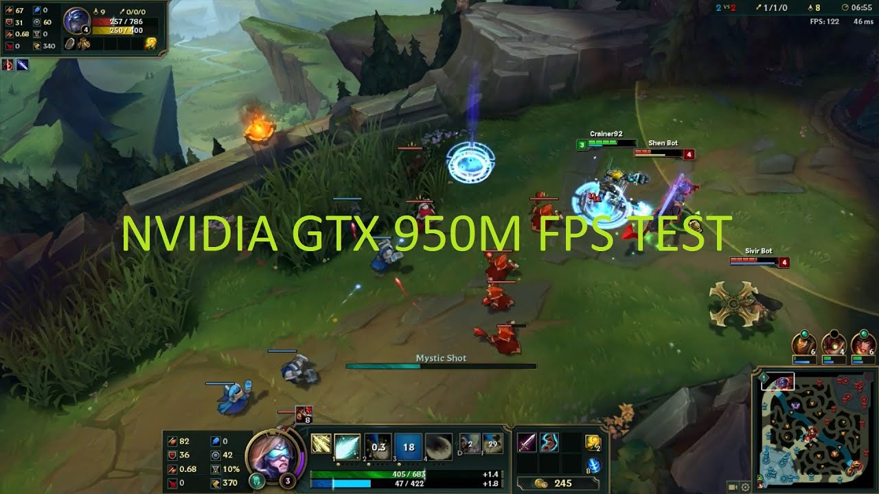 League of Legends NVIDIA GTX 950m 4GB - YouTube