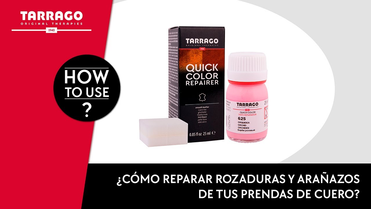 ¿Cómo reparar y dar color a tus accesorios de cuero? - Tarrago Quick ...
