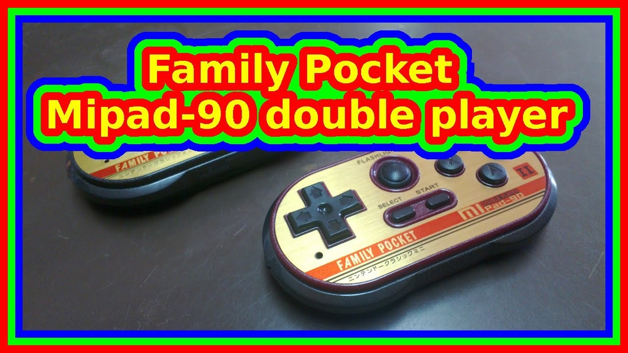 😍 FAMILY POCKET MIPAD 90 double player 👐🏻 video consola plug'n'play TV ...