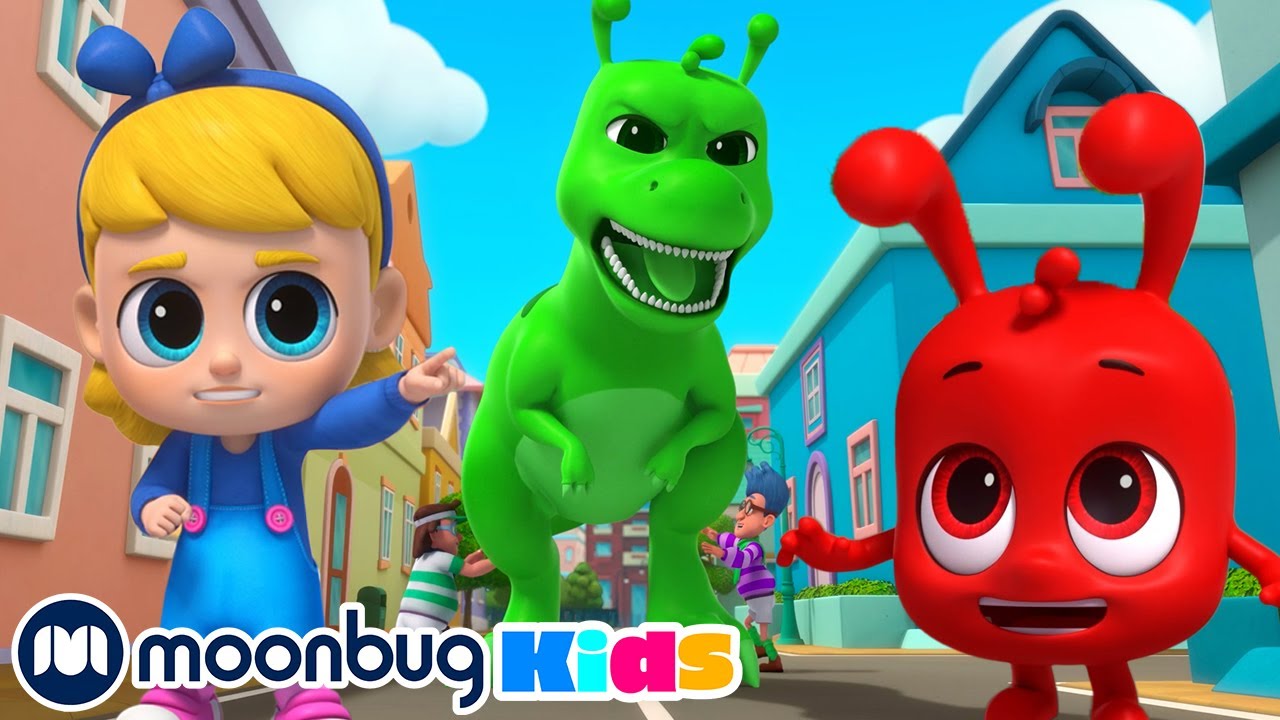 Orphle and the Dinosaur Bandits @Morphle | Funny Cartoons for Kids ...