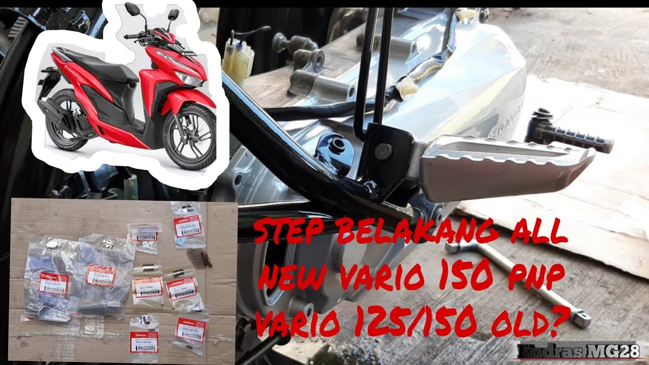 Pasang footstep step belakang vario all new vario 150 di vario 125 150 ...