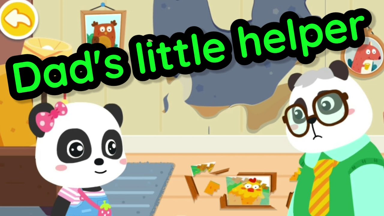 BabyBus Game | Building Good Habits | Dad's Little Helper - YouTube