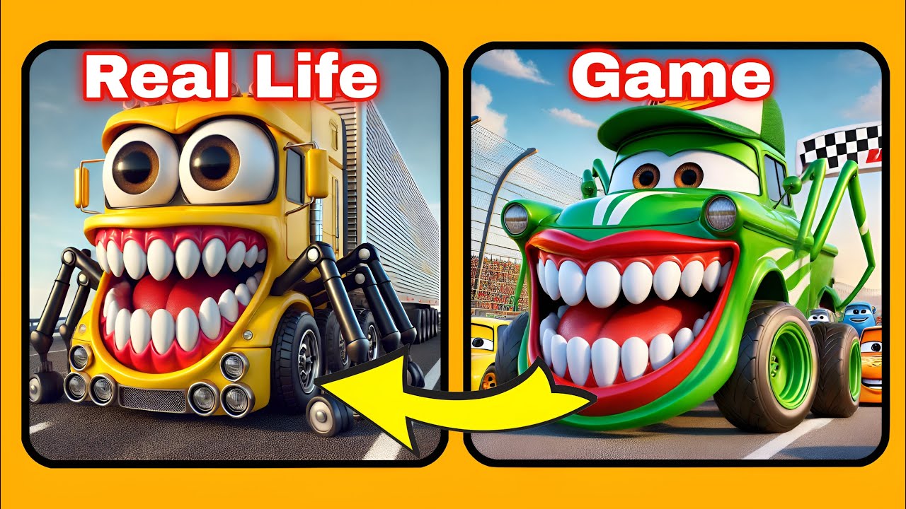 Truck Eater Monsters In Real Life and Game All Monsters - YouTube