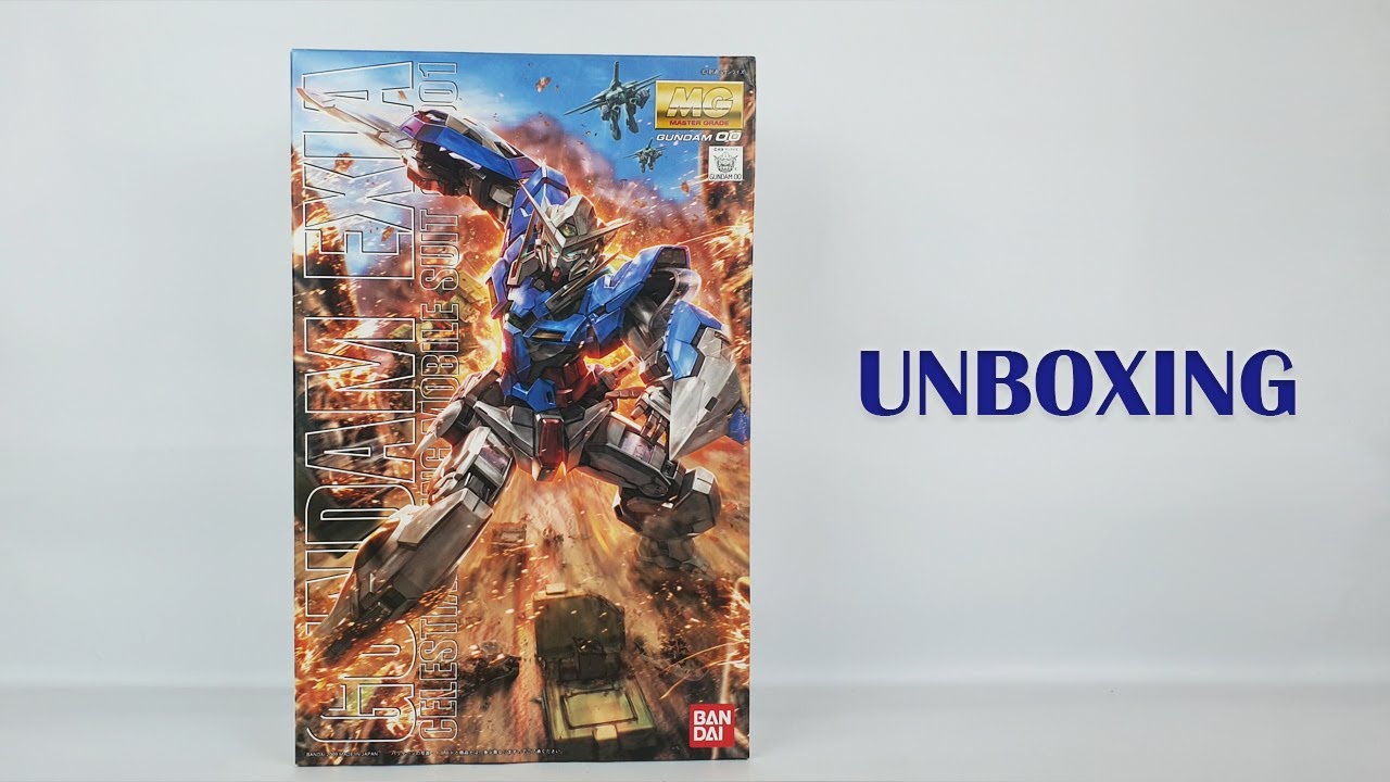 MG GN-001 Gundam Exia Unboxing! - YouTube
