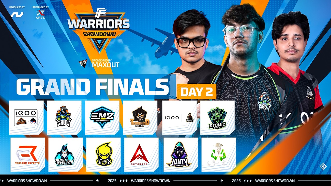 Apex presents Warrior's Showdown | Grand Finale DAY 2 | Ft IQOO TG ...