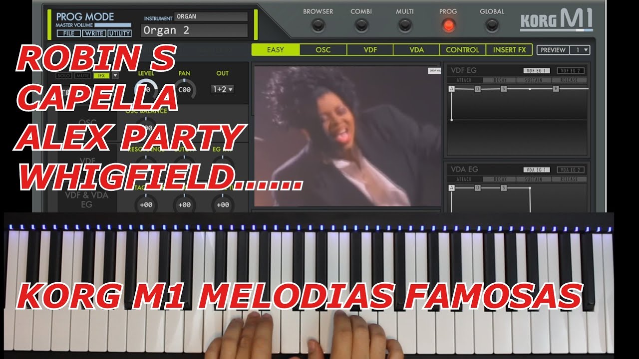 Korg M1 vst, melodias famosas del sonido Organ 2, ejemplos y como ...