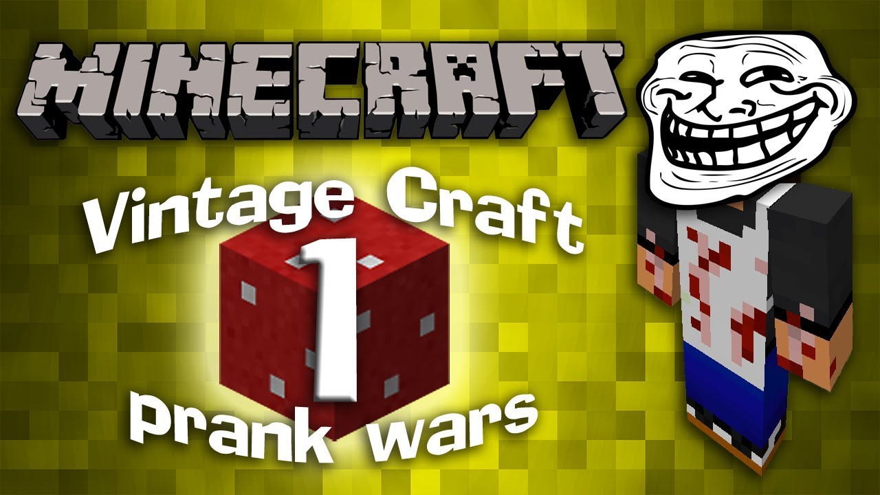 Vintage Craft Prank Wars - EP01 - Fun Guy... (Minecraft Video) - YouTube