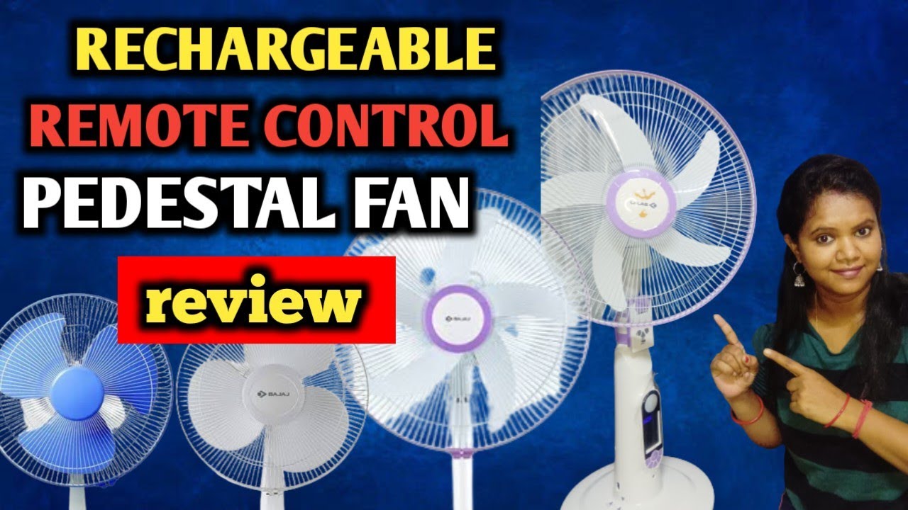 The Future of Cooling: Rechargeable Fan with Remote Control review ...