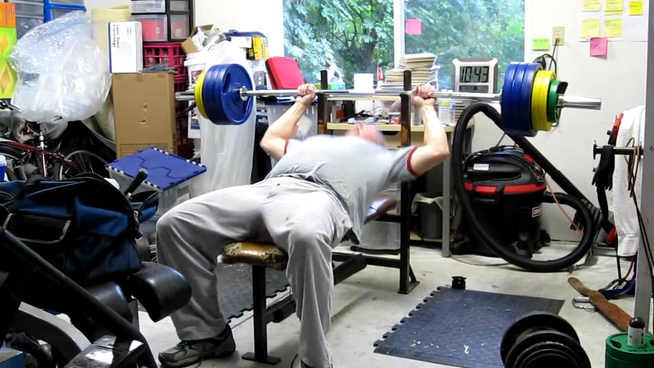 61 Year Old Masters Powerlifter Tom Jones Bench Presses 245 Pounds With ...