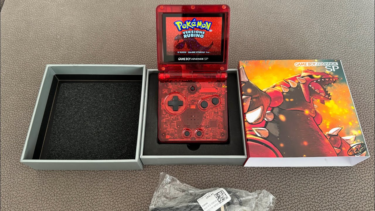 NINTENDO GAME BOY ADVANCE SP IPSv3 POKÉMON GROUDON by eXtremexFinK ...