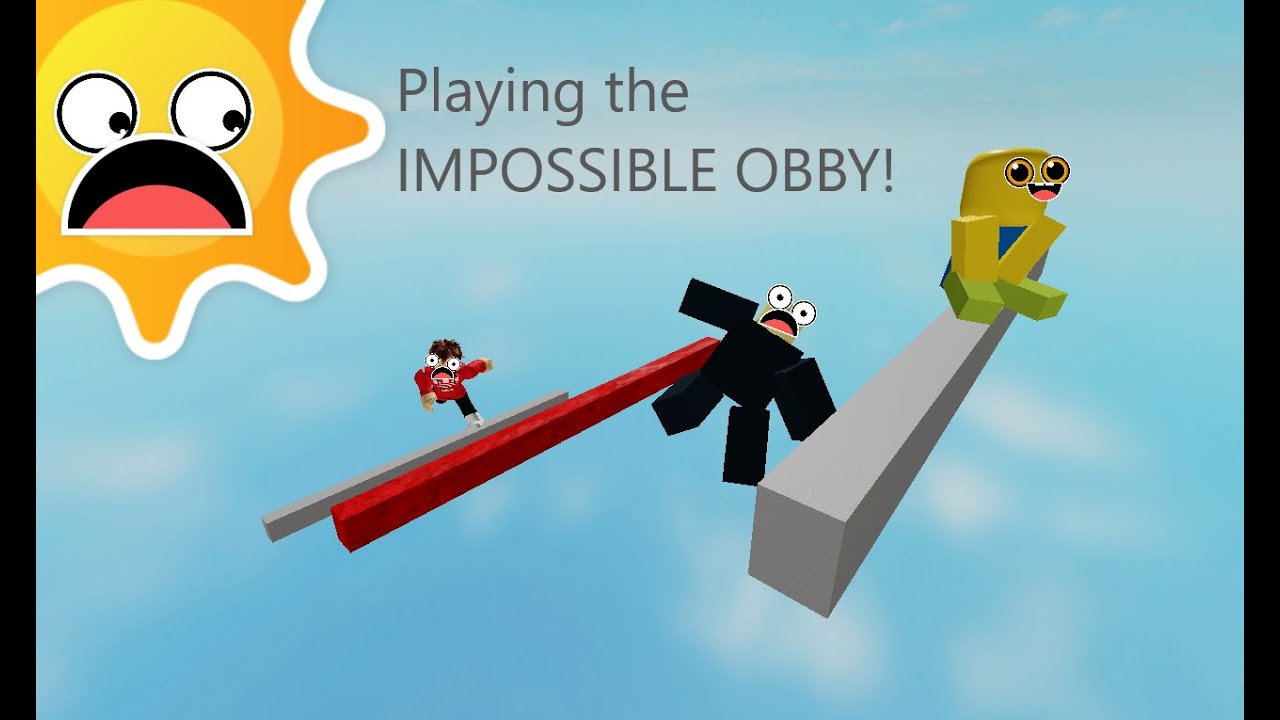 Playing the IMPOSSIBLE OBBY! - YouTube