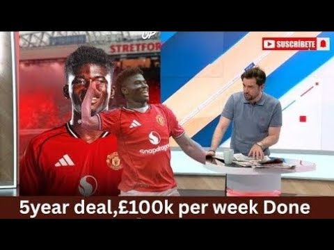 BALeba SHOCKS FOOTBALL WORLD AS HE SIGNS FIVE-YEAR MANCHESTER UNITED ...