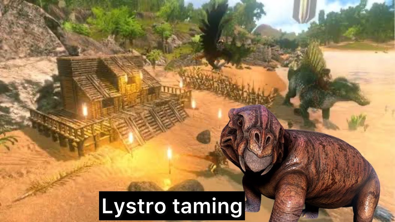 Ark mobile | lystro taming | episode 1 - YouTube