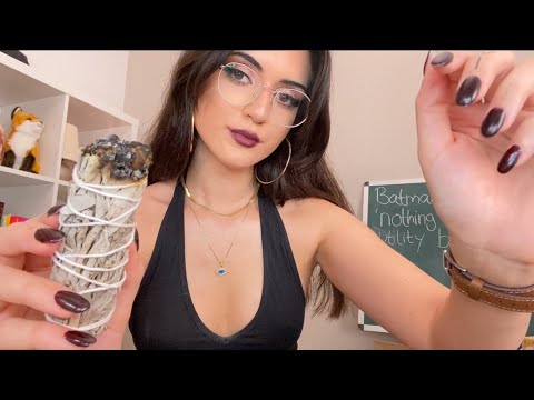 That Goth Girl Finds You In The School Bathroom  ~ ASMR energy cleanse and comfort