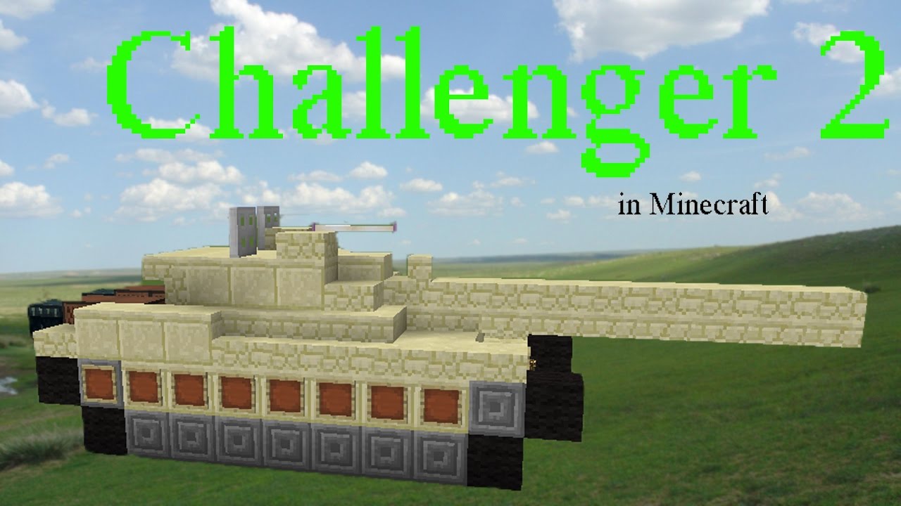 Challenger 2 tank in Minecraft - YouTube