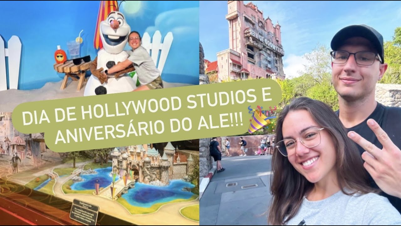 VLOG 010: HOLLYWOOD STUDIOS E NIVER DO ALE 🎉 | Nanda Braga - YouTube