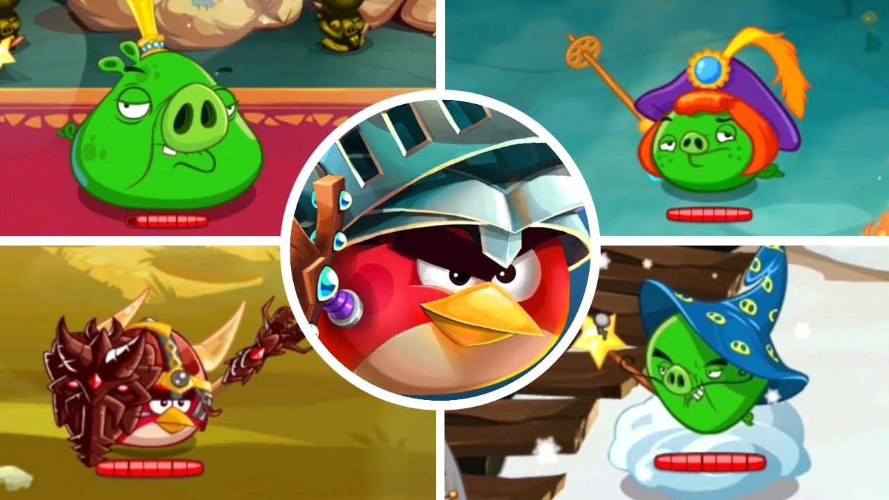 Angry Birds Epic - All Bosses (Boss Fights) - YouTube