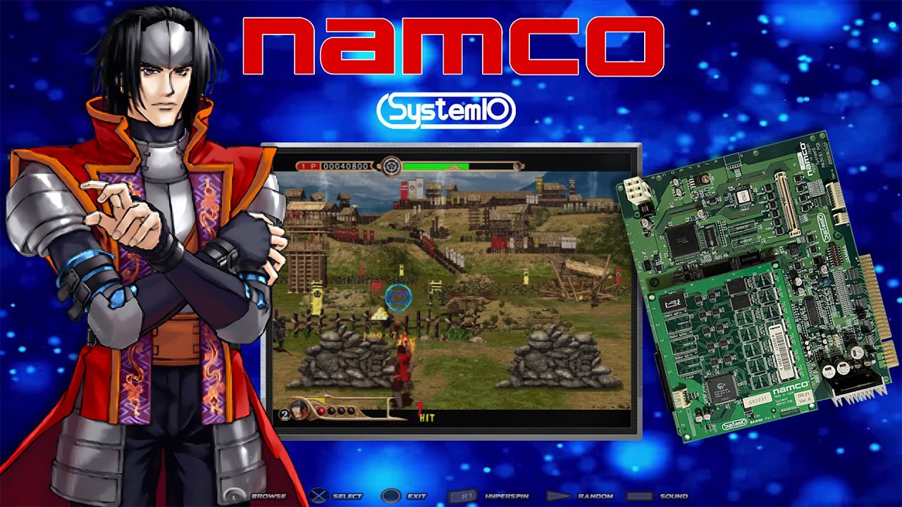 Hyperspin Namco System 10 V2 - YouTube