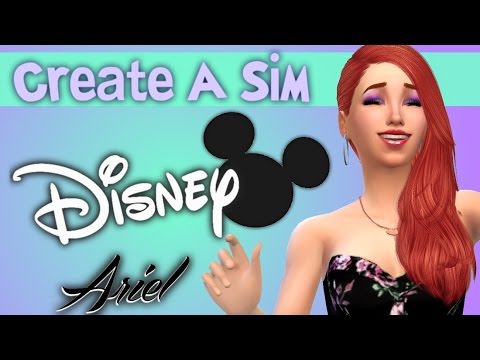 The Sims 4: Disney Create A Sim -Ariel- - YouTube
