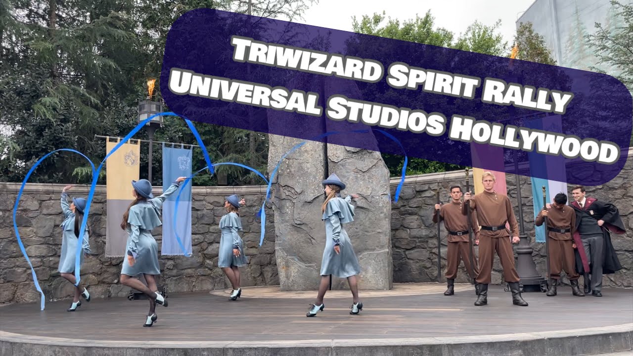 Triwizard Spirit Rally in Hogsmeade - Universal Studios Hollywood - YouTube