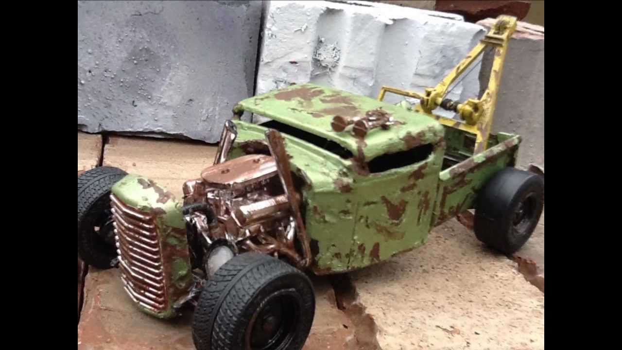 Rat Rod model cars - YouTube