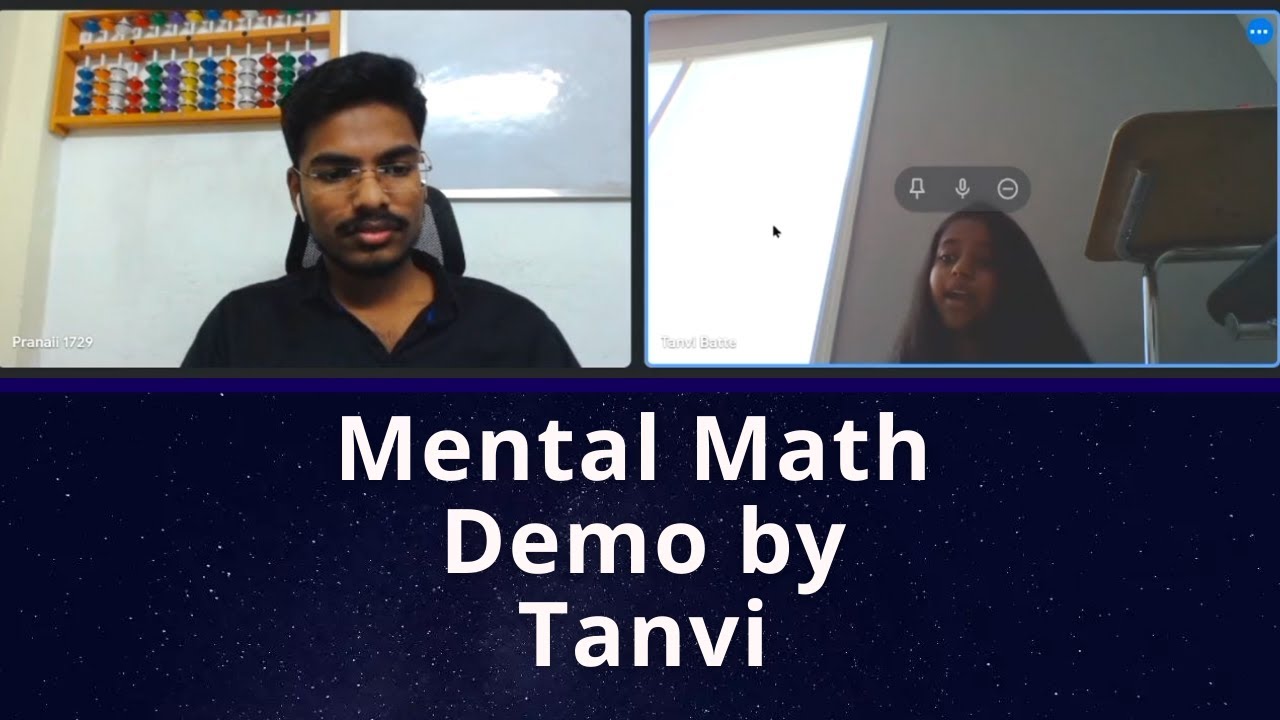 Mental Math Demo by Tanvi - YouTube