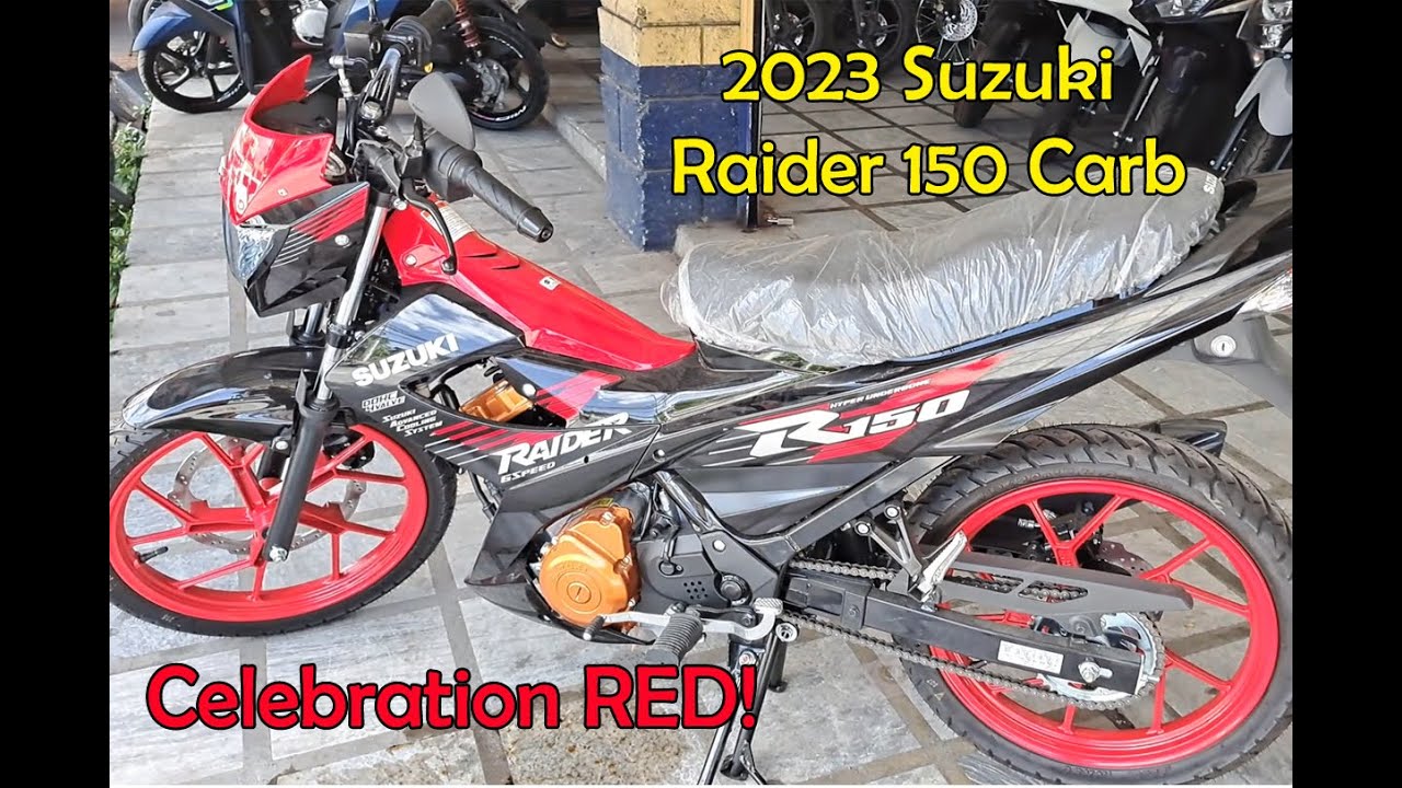 BUMILI TAYO NG 2023 RAIDER 150 CARB / CELEBRATION RED / WALK-THROUGH ...