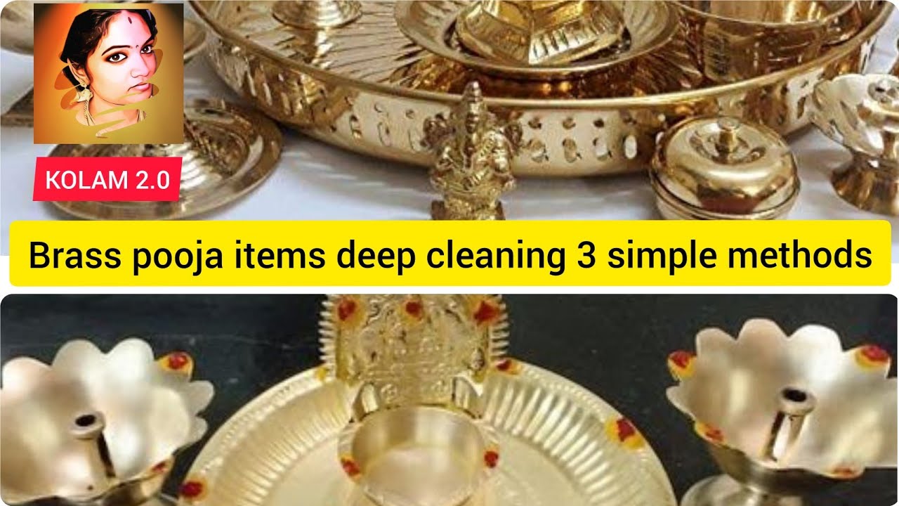 3 methods of pooja vessel washing tricks #poojapathiramcleaning,# ...
