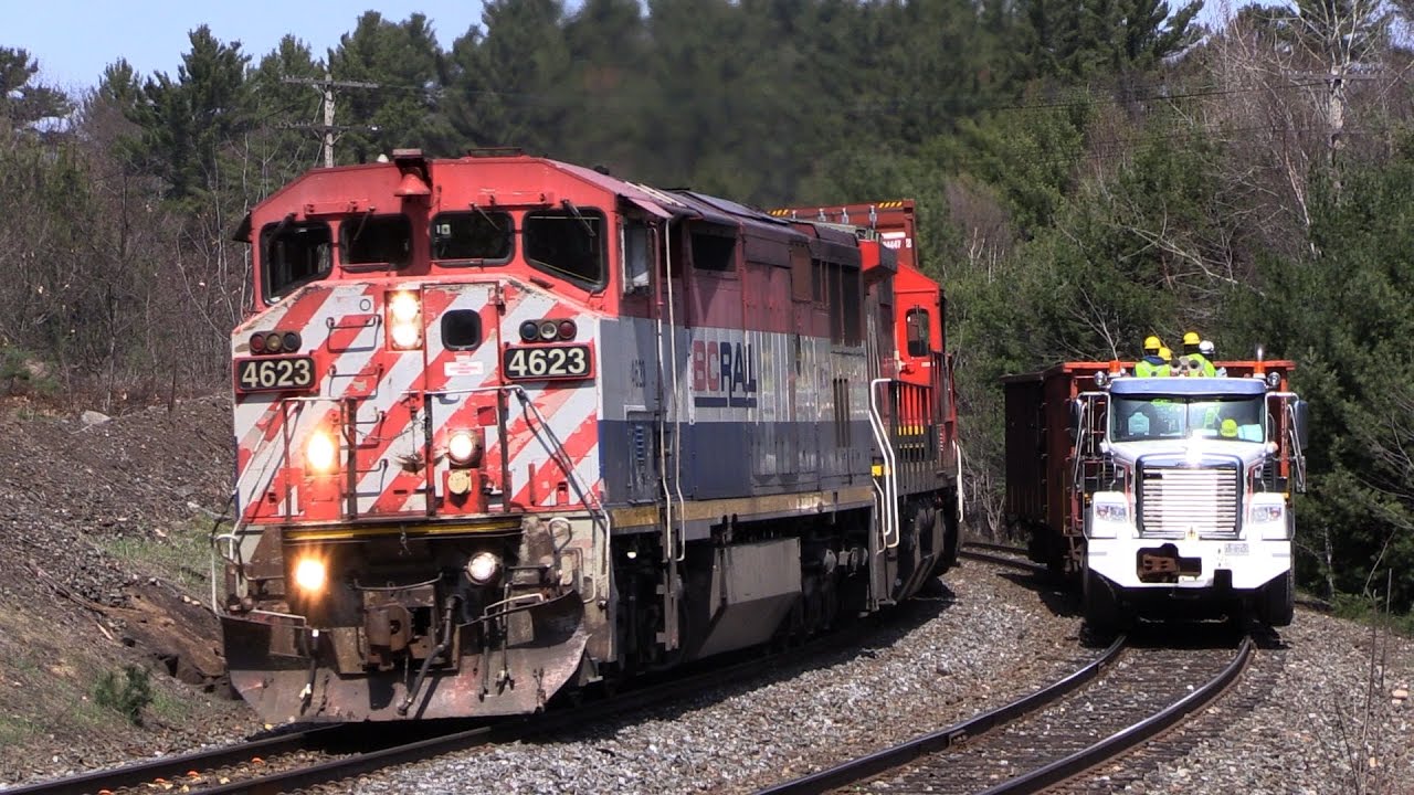 BRANDT R4! BCOL 4623 at South Parry (24APR2017) - YouTube