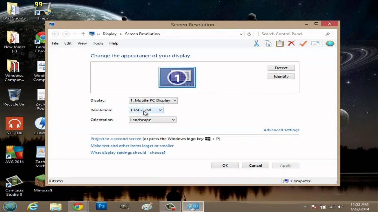 How to Widen a Computer Screen : Basic Computer Operations - YouTube