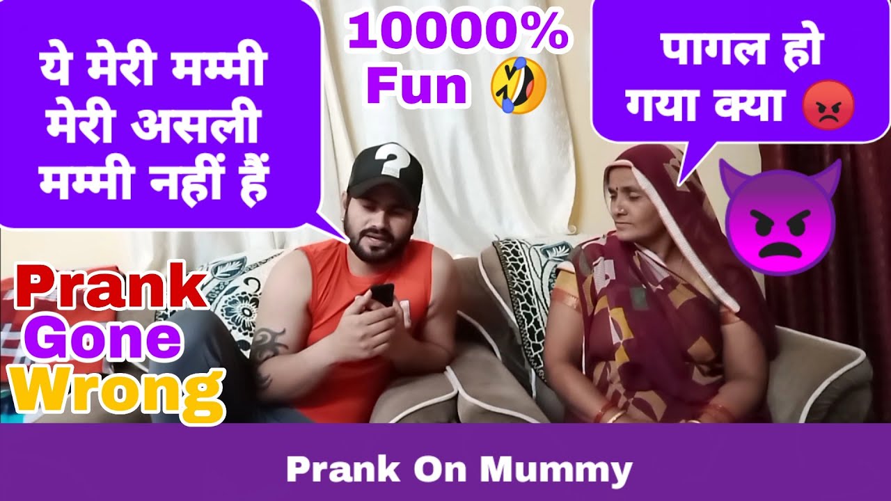 Prank On Mummy || Prank Gone Wrong || Prank On Mom In India || Prank ...