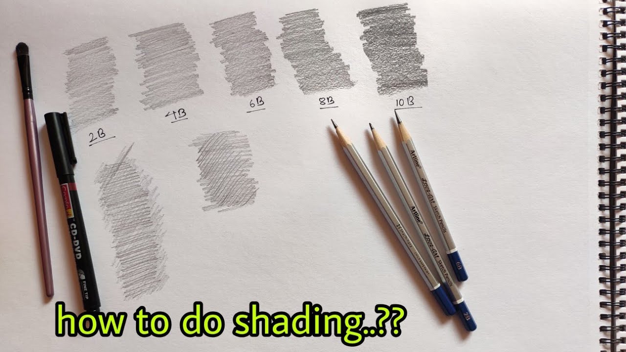 Shading Tips For Beginners | Pencil sketch - YouTube