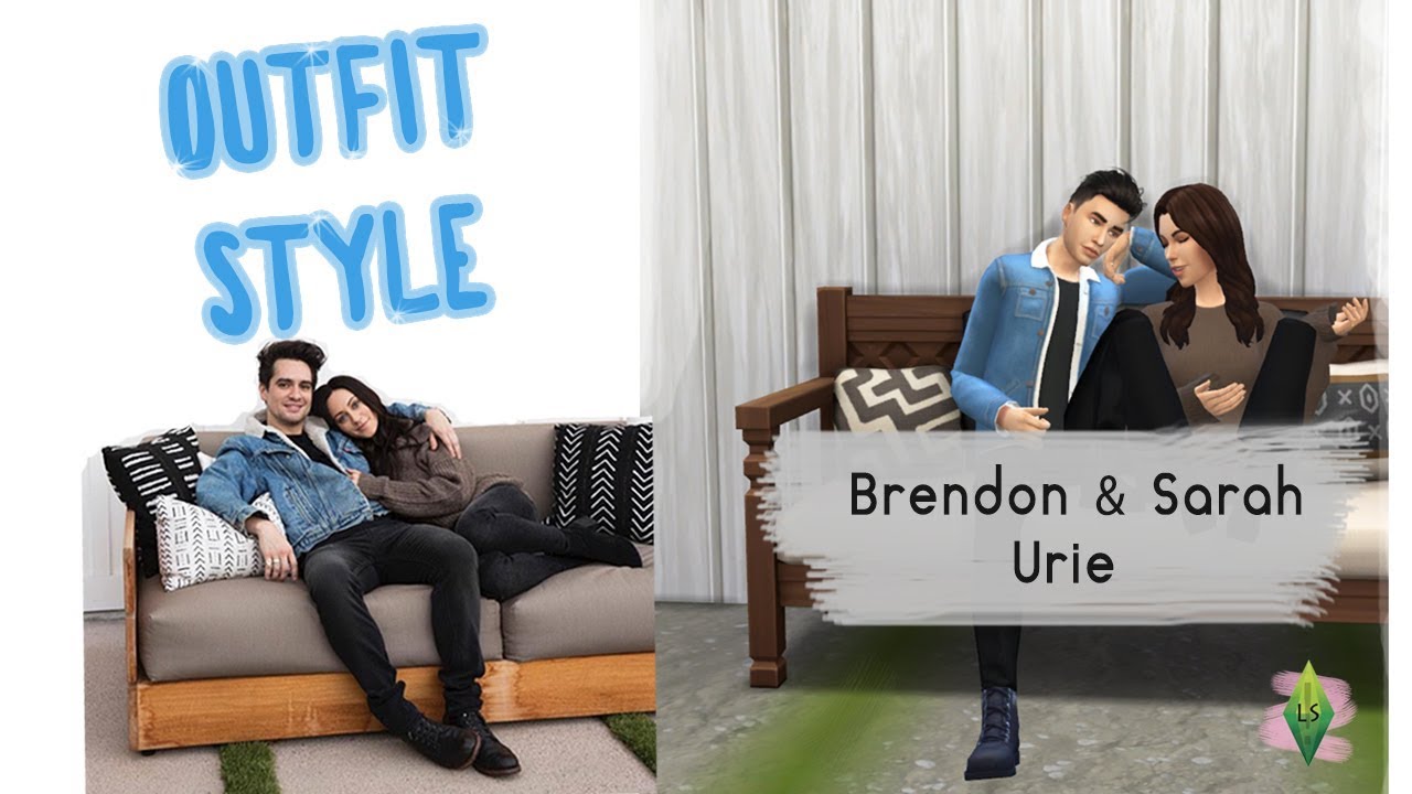 Brendon and Sarah Urie STYLE // The Sims 4 CAS - YouTube