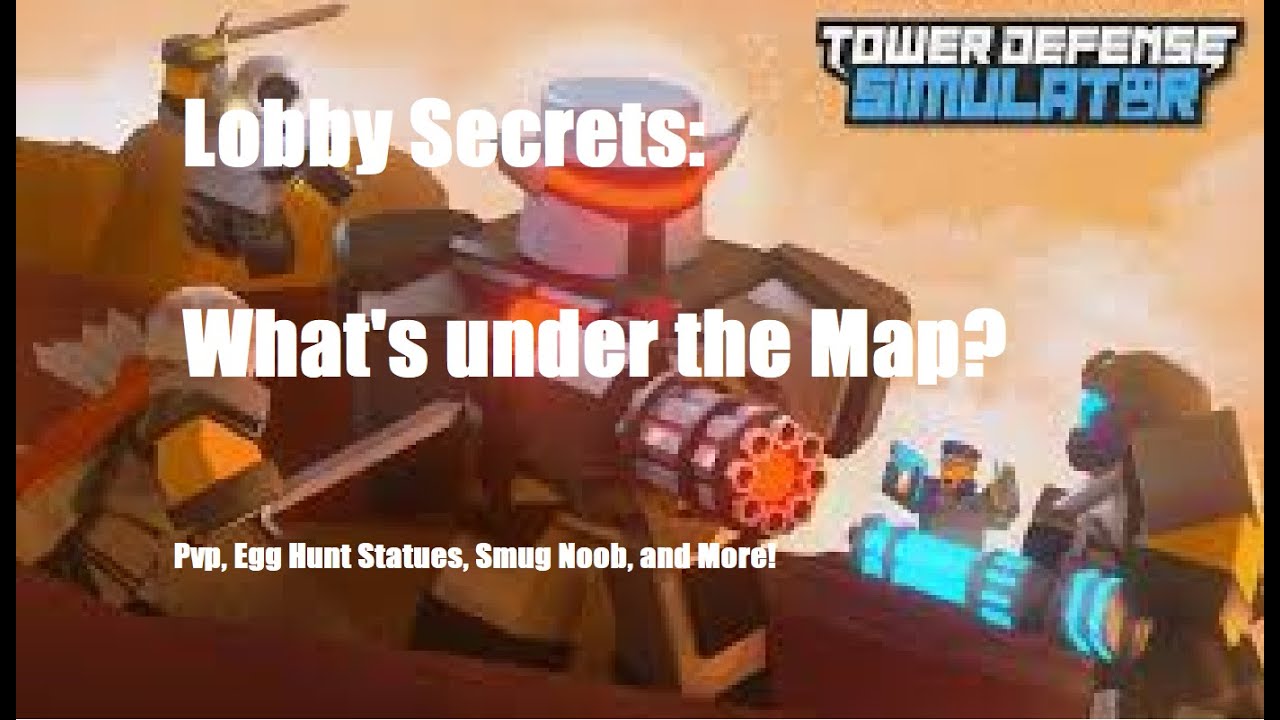 What is under the Roblox Tower Defense Simulator Lobby? - YouTube