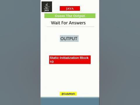 Guess the output - 2 #codemyth #coding #javaframework #codedecode #code #programming - YouTube