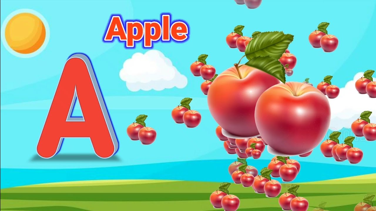 abc song | a for apple b for ball | c for cat | a b c d f e | a se anar ...