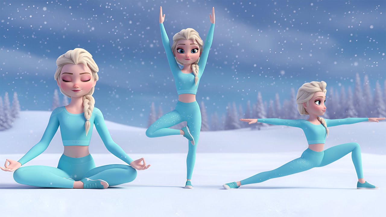 Winter Yoga Flow Magical And Relaxin - YouTube