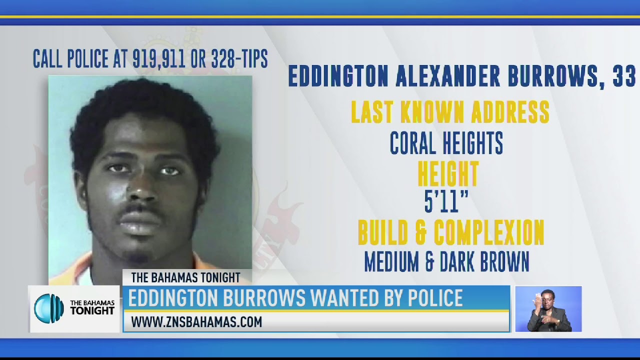 EDDINGTON BURROWS WANTED BY POLICE - YouTube