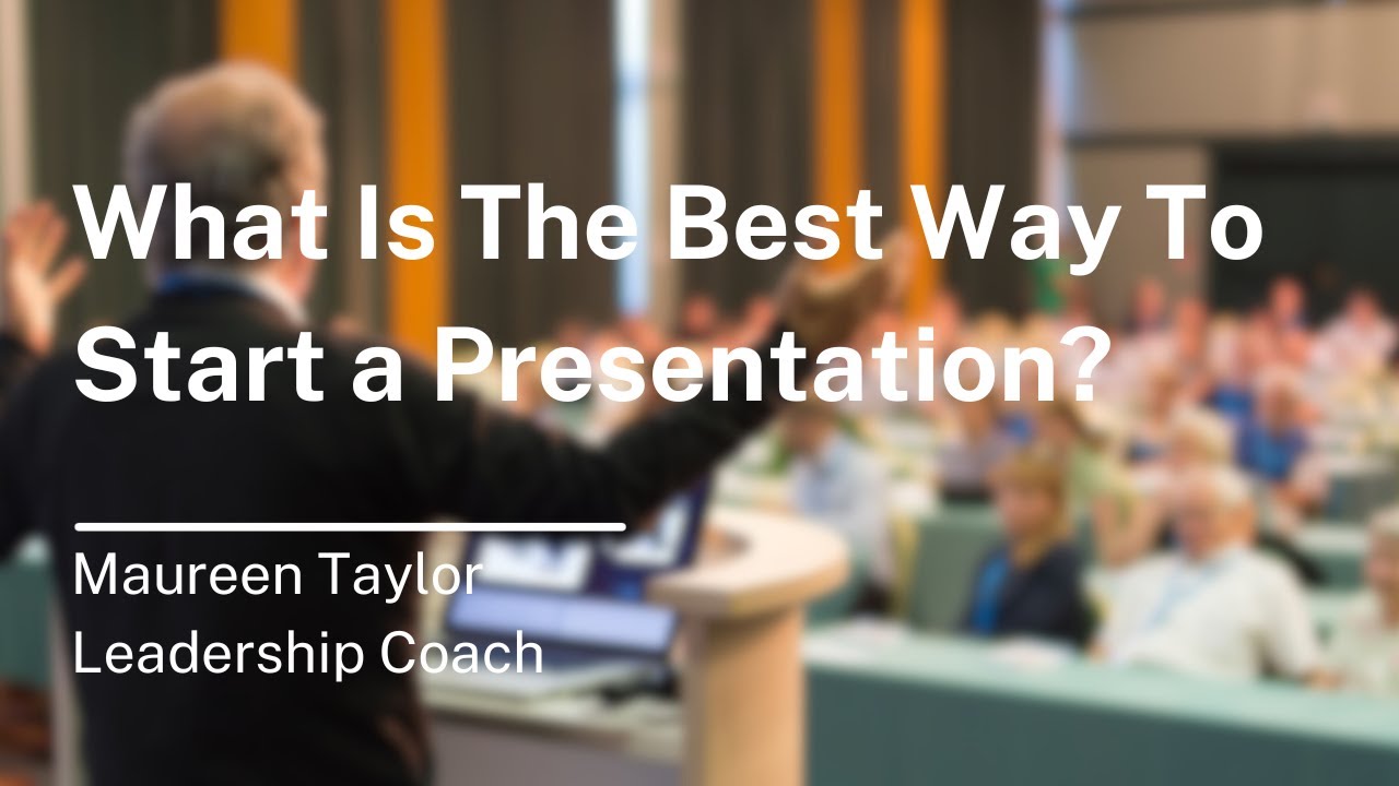 What Is The Best Way To Start a Presentation? - YouTube