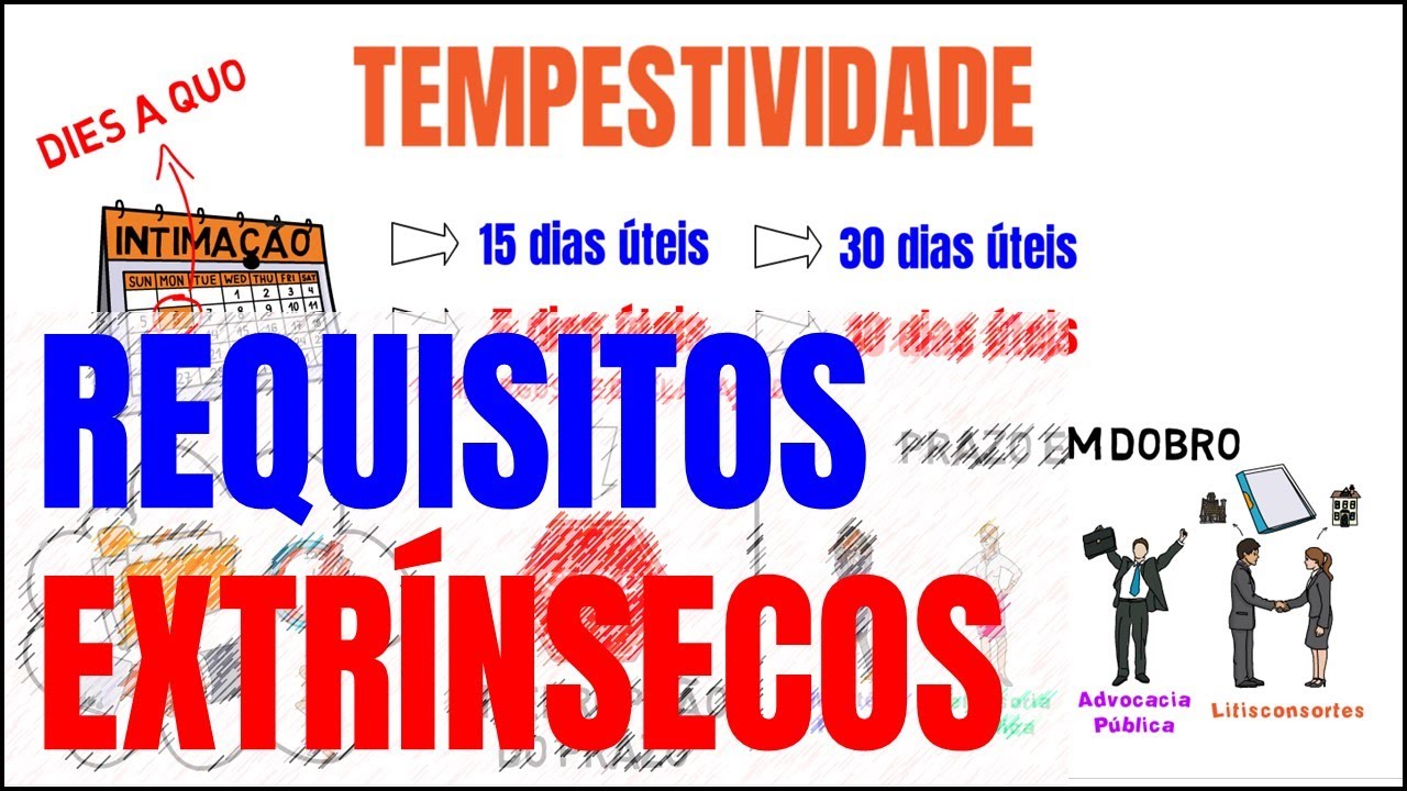 RECURSOS - REQUISITOS EXTRÍNSECOS - novo CPC - YouTube