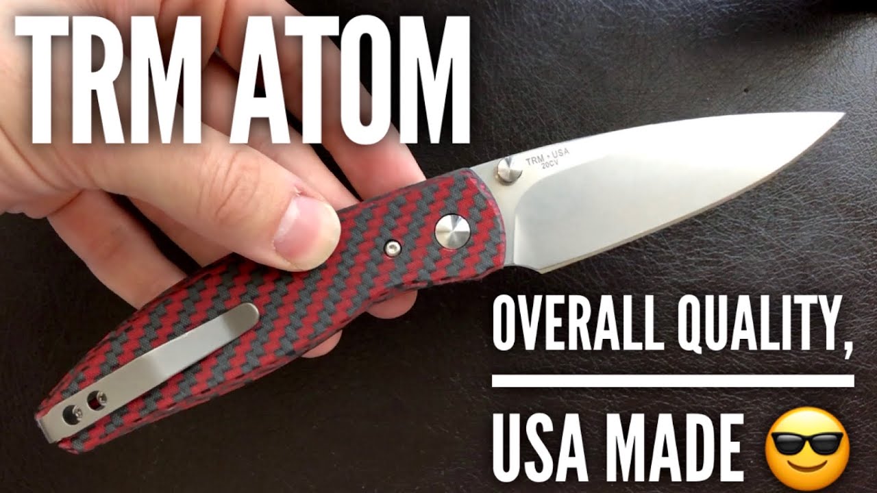 TRM Atom Folding Knife Full Review: Quality American Made EDC Blade in ...