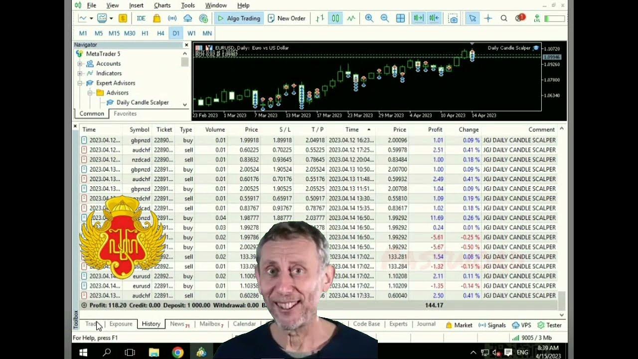 Trading Daily scalper EA - YouTube