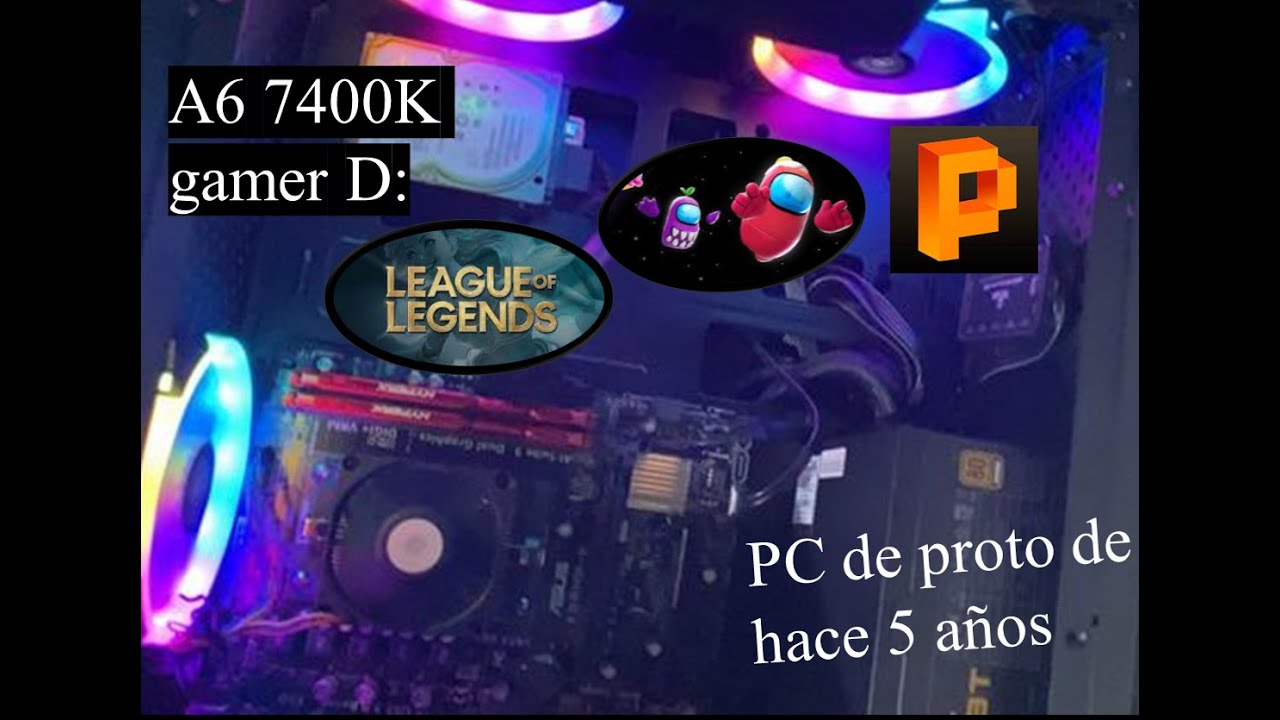 pc-gamer-con-amd-a6-7400k-sin-grafica-parte-1-youtube