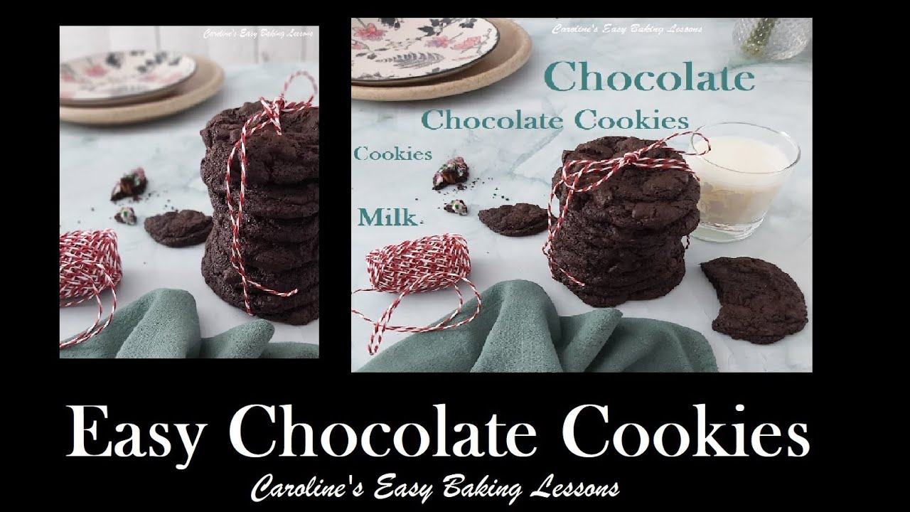 EASY CHOCOLATE COOKIES - Soft & Chunky or Thin & Crispy - YouTube