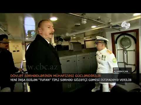 “TUFAN” TİPLİ SƏRHƏD GÖZƏTÇİ GƏMİSİ İSTİFADƏYƏ VERİLİB