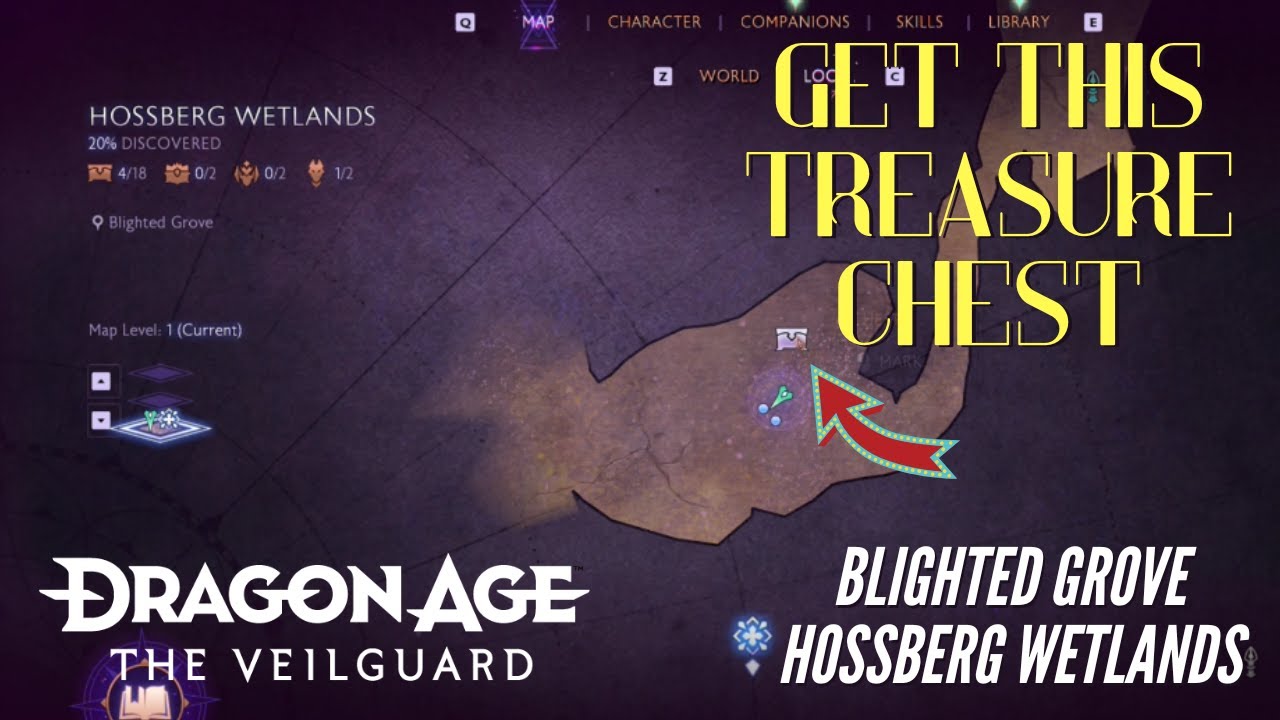 How to Get the Blighted Grove Treasure Hossberg Wetlands | Dragon Age ...