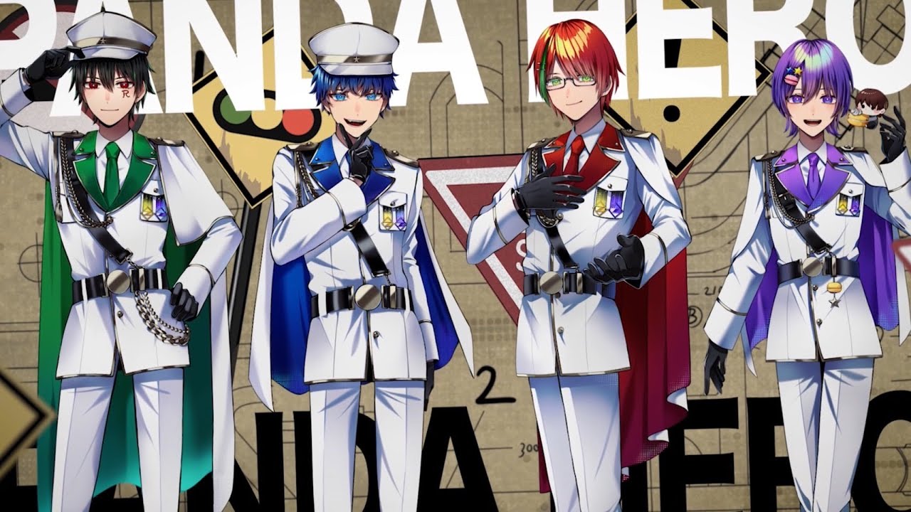 【初投稿/新人歌い手グループ】パンダヒーロー/ハチ(cover) 【アニマノーツ/Anima Notes】 - YouTube