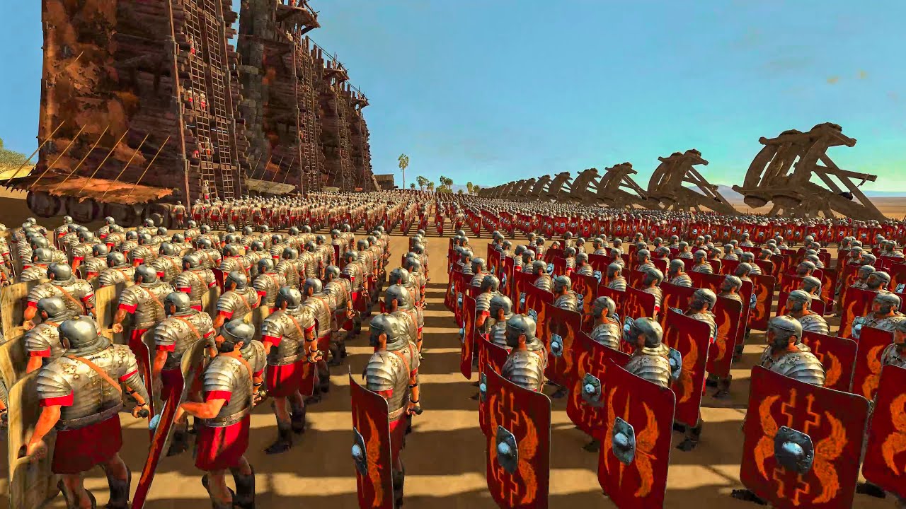EPIC ROMAN SIEGE OF BABYLON - Total War ROME 2 - YouTube