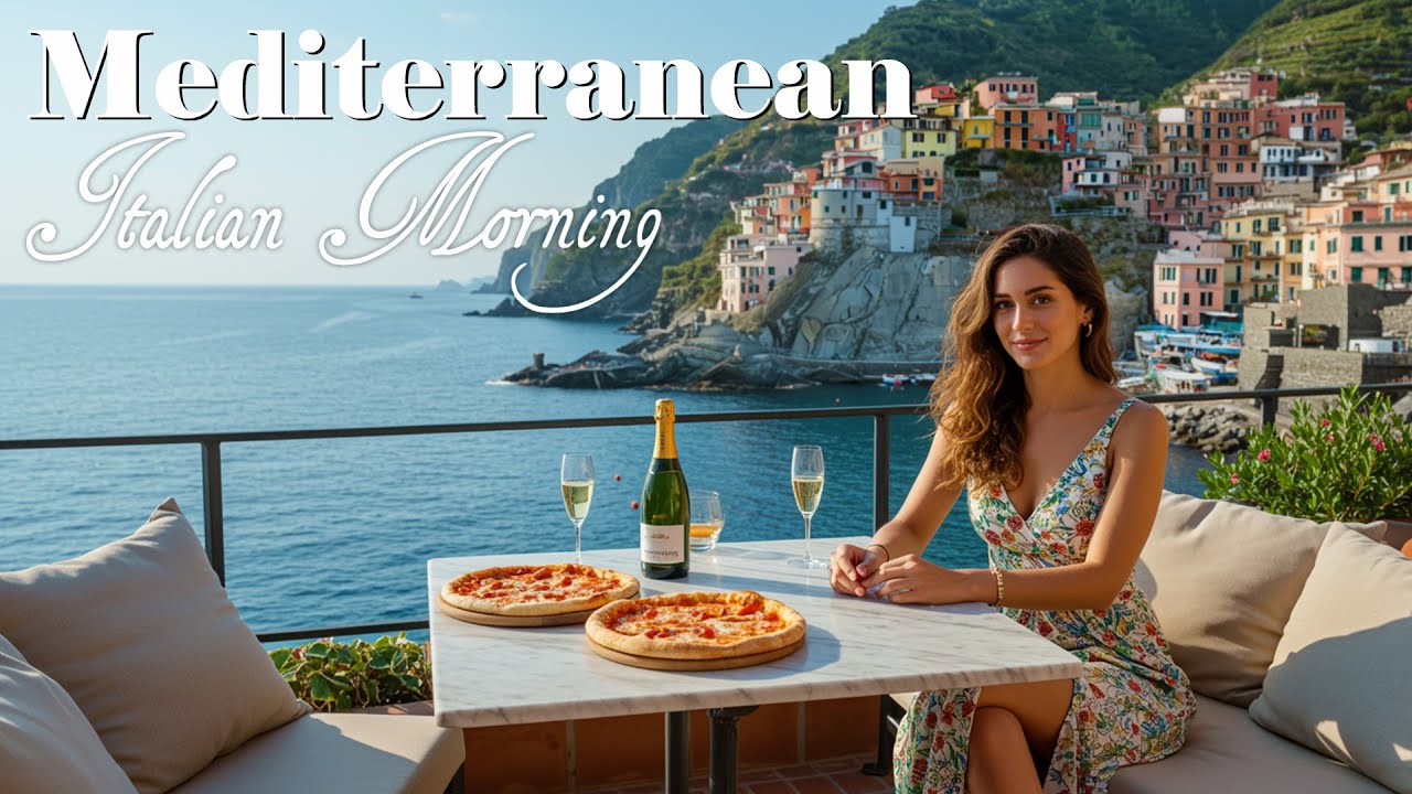 🌊🎶Chill Mediterranean Music 🏡🌊 Morning Serenity in Italy ...