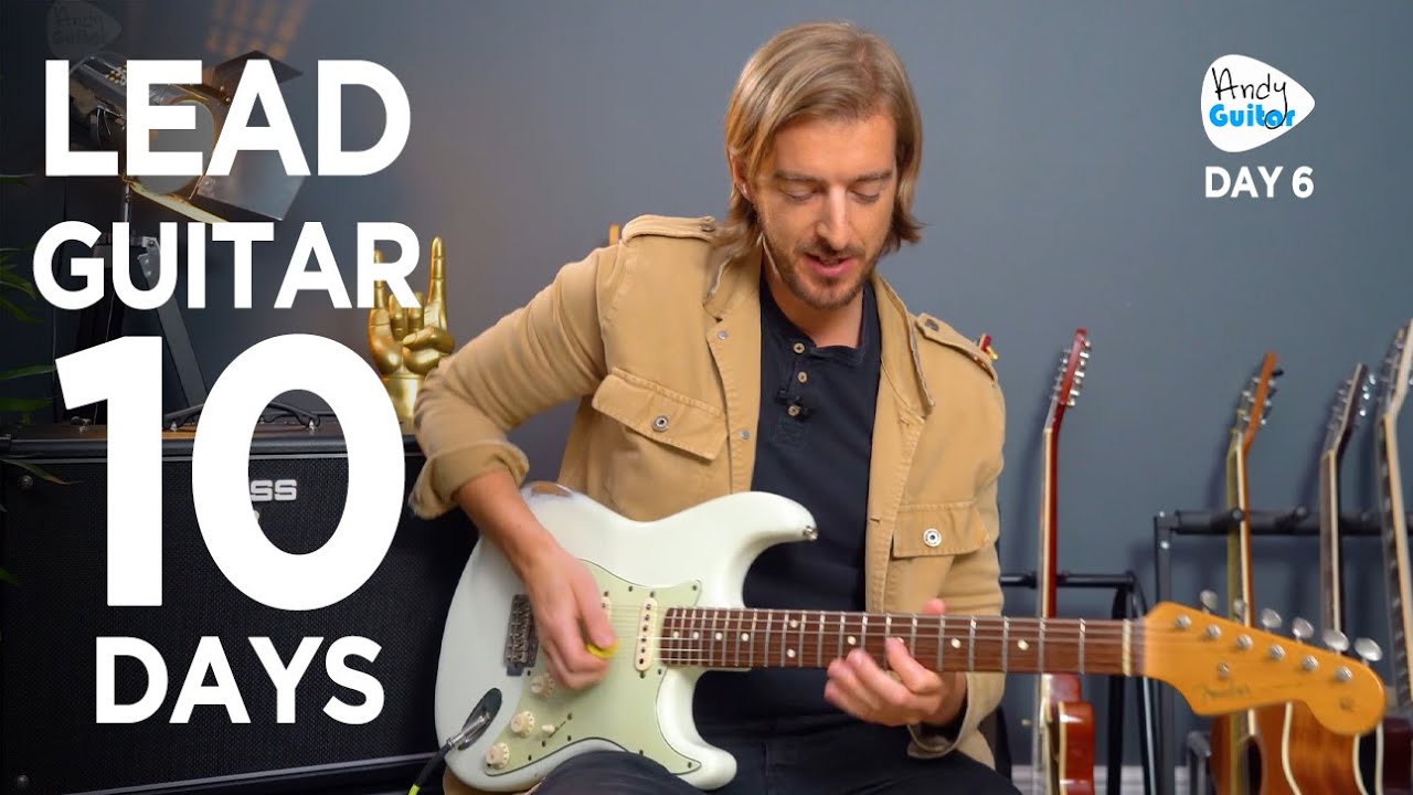 Lead Guitar Lesson 6 - Break out of Pentatonic Box 1 with THIS (Free 10 ...